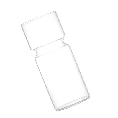 MagiDeal Clear Glass Bottle Vase Flower Planter Pot Hyacinth