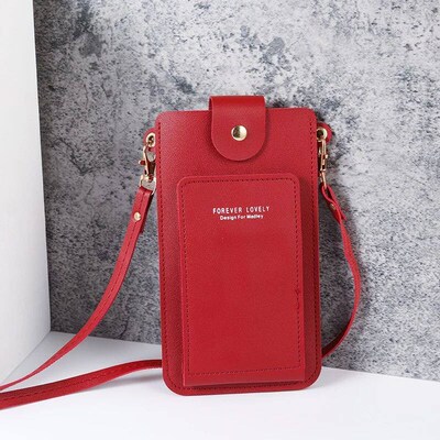 2024 new olid color fahion imple houlder bag lung mobile pho