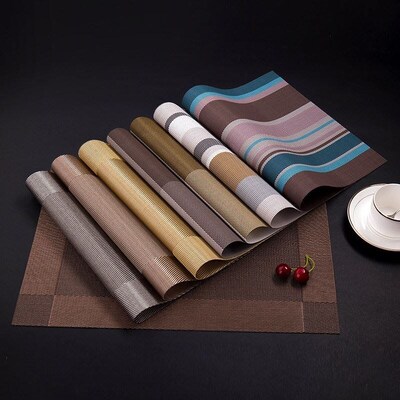 Placemat PU Leather Pad Dining Table Mat 桌垫