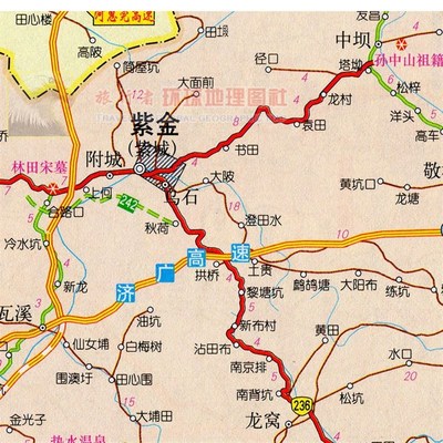 2021新款 超大巨幅 河源市墙贴 交通行政区划图 装饰画海报地图