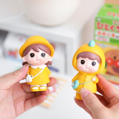 Cute cartoon resin furnishing articles desktop little girl