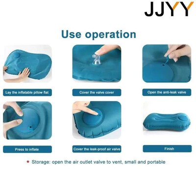 JJYY Travel Pillow Air Inflatable Airplane Car Pillows Pillo
