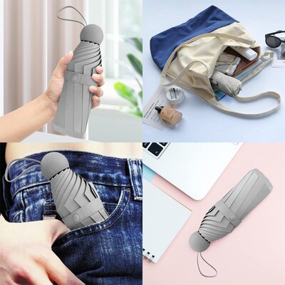 mini umbrellas UPF50+ Sun umbrella Travel UV umbrellas Small