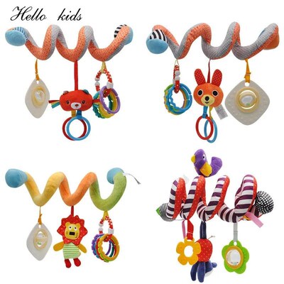 Black and White Baby Rattles Toys For Children Cow Activity