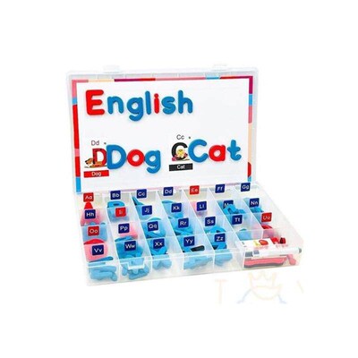 Magnetic Letters 10/26 Pcs Uppercase Lowercase Foam Alphabet