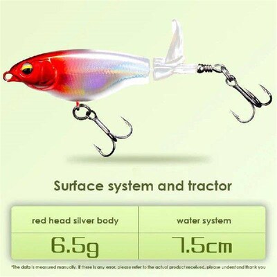 7.5cm 9cm Whopper Plopper Topwater Fishing Lures Artificial