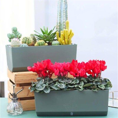 Self-Watering Planter Pots Rectangular Flower Pot New with