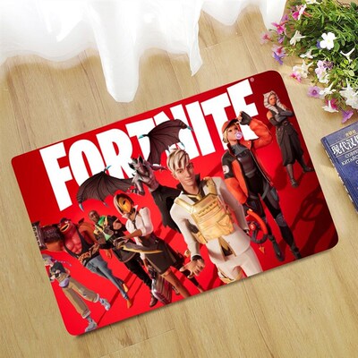 F-Fortnite-Game Floor Mat Anti-Slip Kitchen Bedroom Handmade