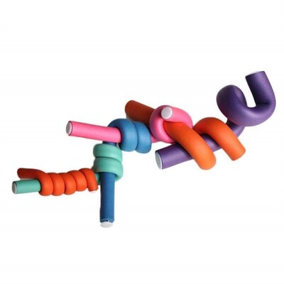 10pcs/set Beautiful And Cute Bendy Hair Curler Rollers Rubbe