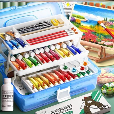 Acrylic paint set painting oil painting waQll painting 颜料