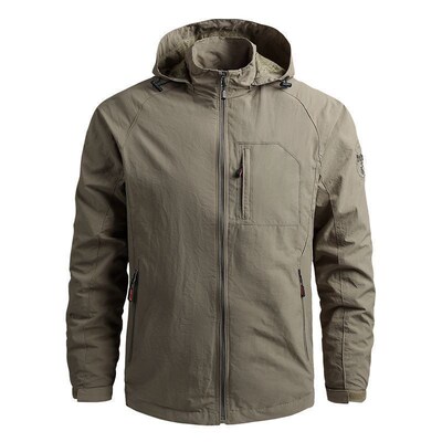 Casual Windproof And Sunscreen Clothing Mens Outdoor Lightw