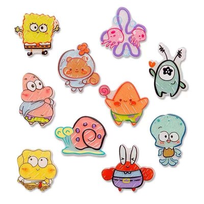 Full of vitality ~ acrylic cute cartoon hairpin summer candy