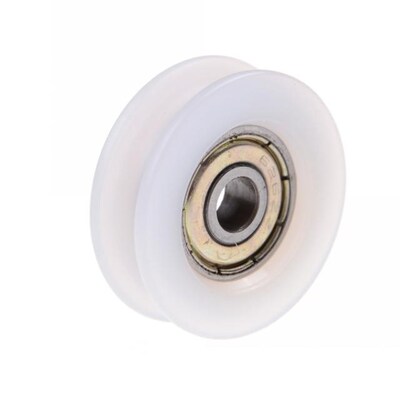 U Groove Nylon Flexible Ball Bearings Wheels Roller U Groove