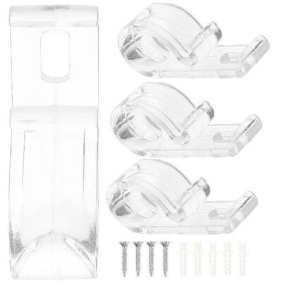 4 Pcs Hooks Curtain itioning Blind Clips Hangers Roller
