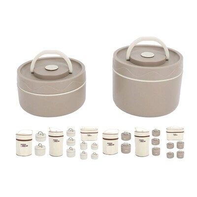 Thermal Lunch Box  304 Stainless Steel Multifunction Portabl