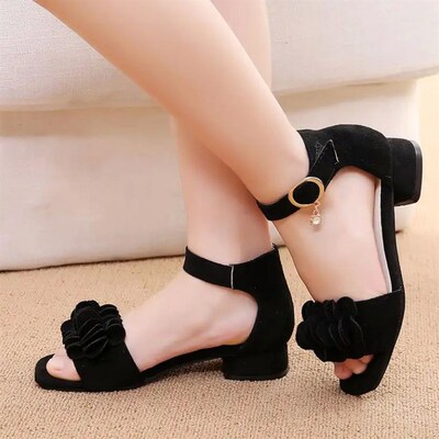 Summer Kids Leather Shoes Girls Wedding Dress Shoes Children