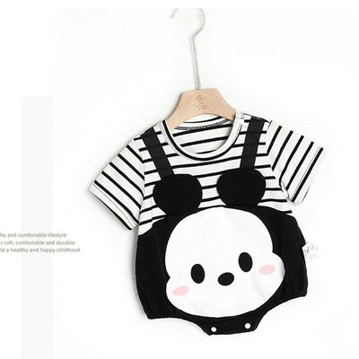 Baby Jumpsuit Short-sleeved Summer New Baby Clothes troangle