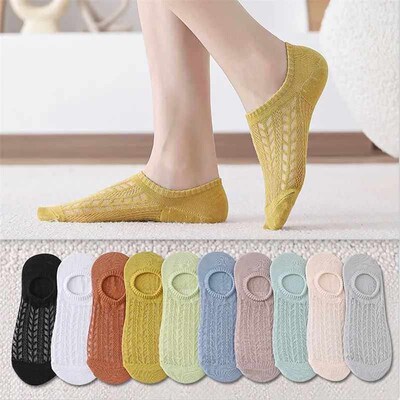 2024 New Women Boat Socks  Cotton Thin Section Breathable Me