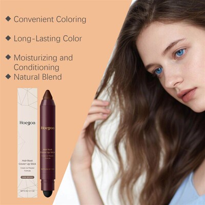 HOEGOA Deep Brown Plant Extract Root Concealer - Natural Cov
