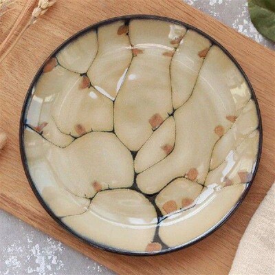 Plum blossom decorative dessert plate Decorative plate