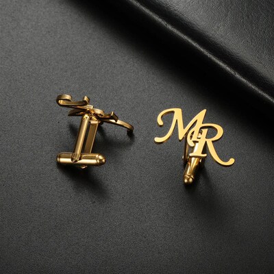 Skyrim 2pcs Custom Cufflinks Men Stainless Steel Personalize