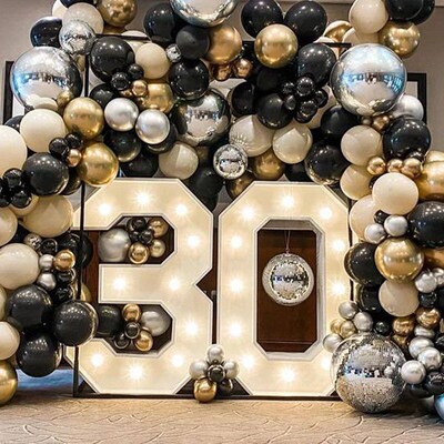 91.5cm Giant Led Light Birthday Number Figure 1st Birthday A