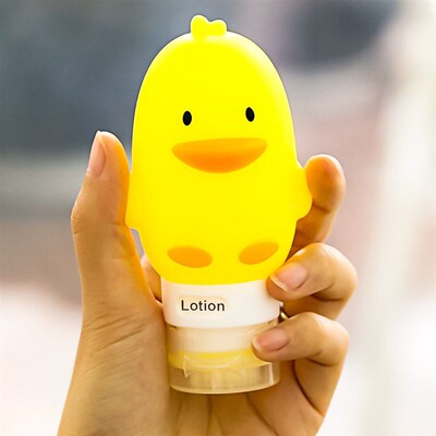 Travel Silicone Bottle Shampoo Shower Gel Lotion Sub-bottlin