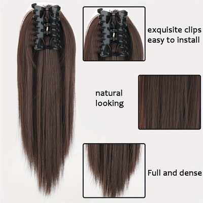 Wig Women Simulated Hair Waterfall Half-tied High tail Grab