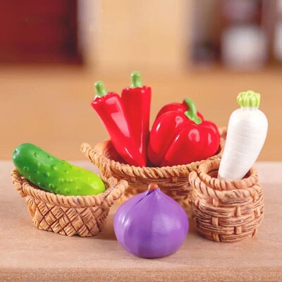 Figurines Miniatures Imitation Vegetable Micro Landscape Orn