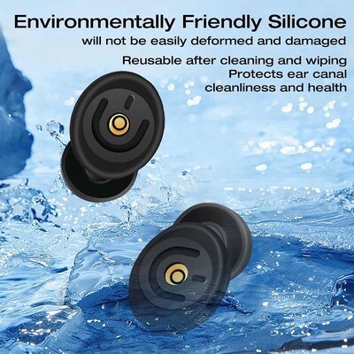 Ear Plugs for Noise Reduction Ear Protection Reusable Silico