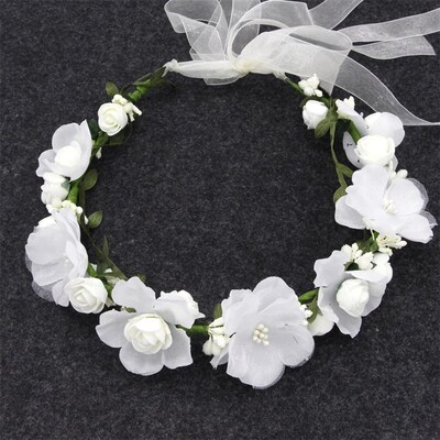 New High Quality Spring Bohemian Pearl Crowns Beach Hawaii F