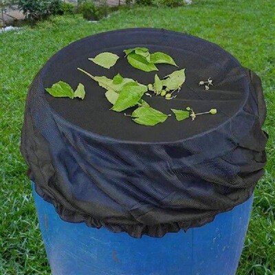 Mesh Cover Netting for Rain Barrel Water Collection Bucket