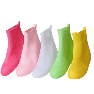Waterproof Shoe ver Silicone Anti-Slip Rain Boot Uniex Sneak