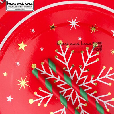 Christmas Date New Years Delivery Paper tableware Christmas