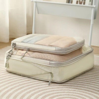 Compression Packing Cubes for Suitcases Travel Accessories E