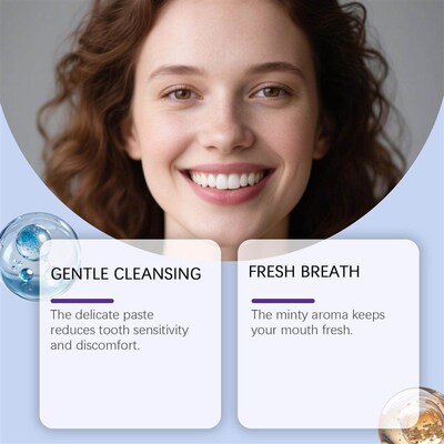ORALHOE Mint Toothpaste Gently Cleans Teeth, Leaving Your Mo