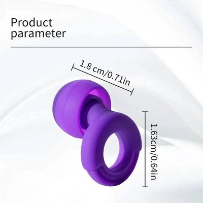 HUAK 20Pairs Quiet Ear Plugs for Noise Reduction for Sleepin