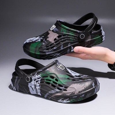 Men Causal Summer Sandals Soft Memory Hospital Shoes Men Sli