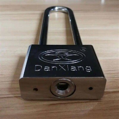 Electroplated Iron Long Shackle Keyed Pad With 3 Key