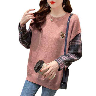Sweater ladies new year pullover loose wear autumn and winte