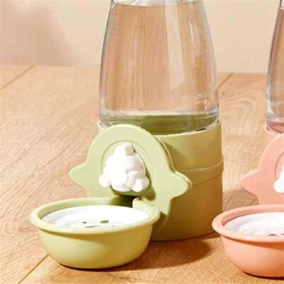 Leakproof Pet Water Dispenser 600ml Hanging Design Rabbit
