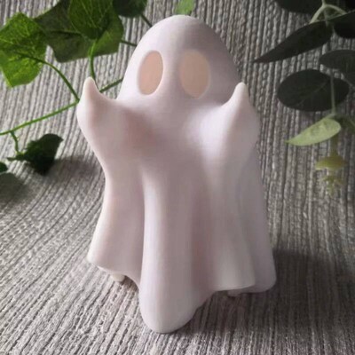 Halloween Glowing Middle Finger Ghost Mini Despise Ghost Tab