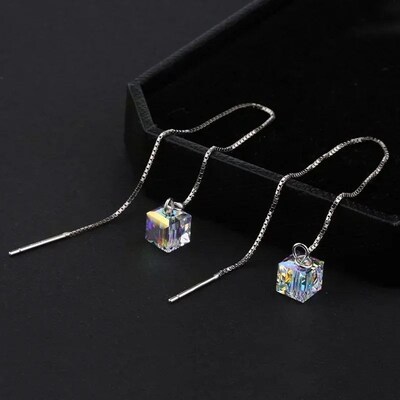 Unique Fake Piercing Metal Ear Clips Asymmetry Round Cartila
