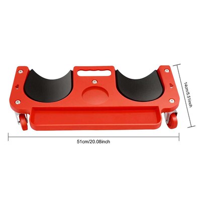 Rolling Knee Creeper/Pads High-Impact Frame 5 Swivel Castor