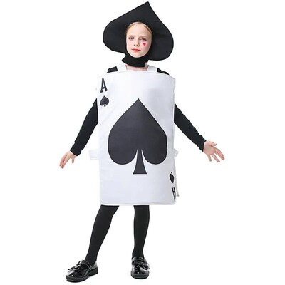 Umorden Unisex Parent-Child Ace of Spades Hearts Poker Playi