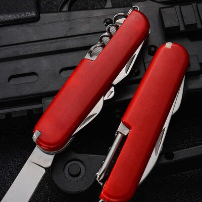 Multifunctional Folding Army Knife Portable Stainless Steel