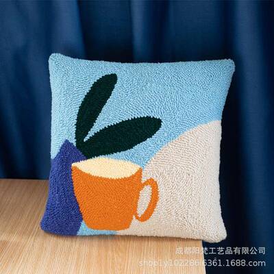 源头DLX家俄罗斯手工DIY戳戳绣枕材料包礼厂亲抱手制作物新手零基