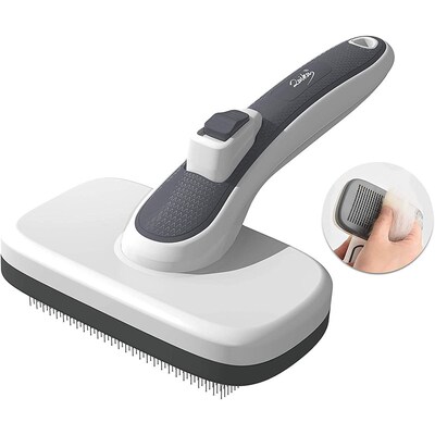 One Button Remove Hair Pets Comb Dogs Grooming Needle Comb C