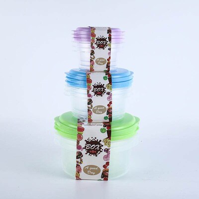 Lidded lunch box, plastic freezer seal container, creative m