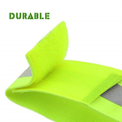 1/2pcs Reflective Safe Band Strap Wrist Leg Ankle Fluorescen